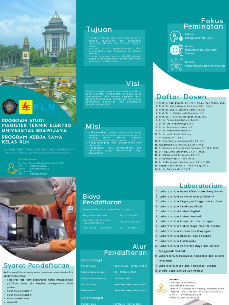 Brosur S2 TEUB-PLN | PDF | Komputer