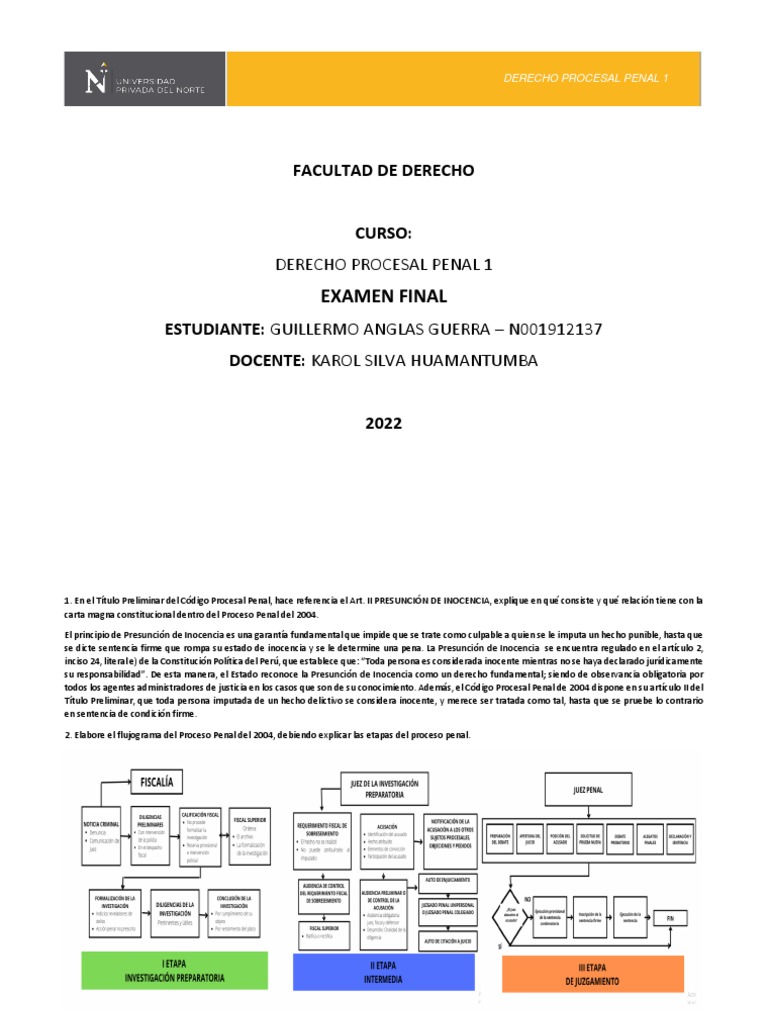 Presunción de Inocencia y Flagrancia | PDF | Derecho penal | Ley procesal