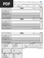 Pickleball Score Sheet Printable | PDF