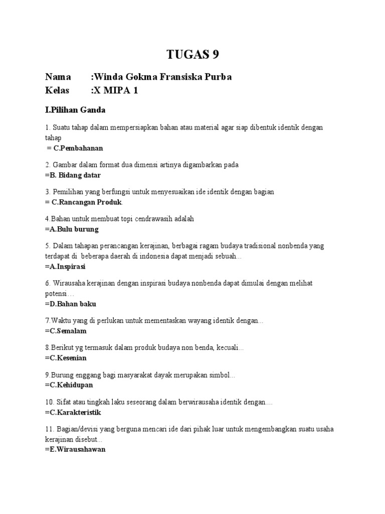 Tugas 9 | PDF