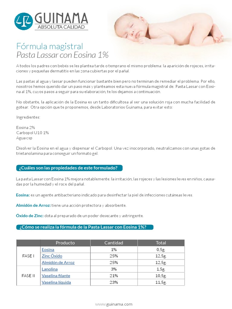 Formula Enero Laboratorios-GUINAMA | PDF | Materiales | Sustancias químicas