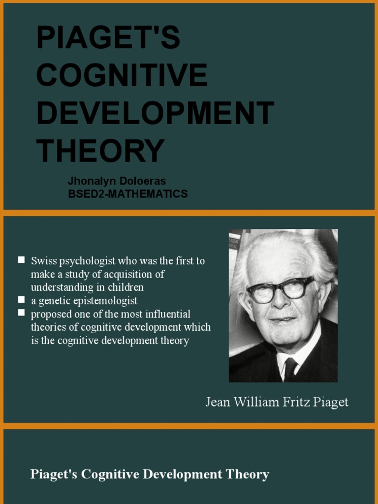 Piaget's Cognitive Development Theory-Wps Office | PDF
