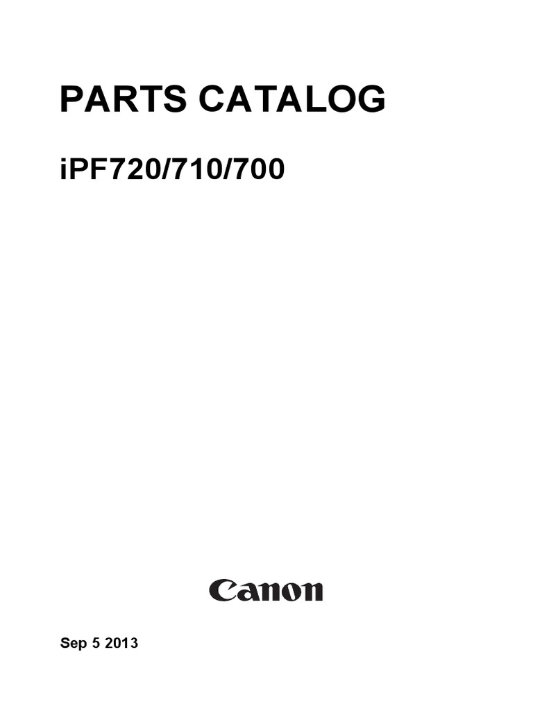 iPF720 720 700 | PDF | Machines | Mechanical Engineering