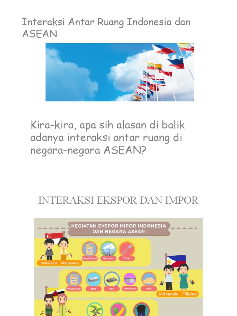 Interaksi Antar Ruang Indonesia Dan ASEAN | PDF