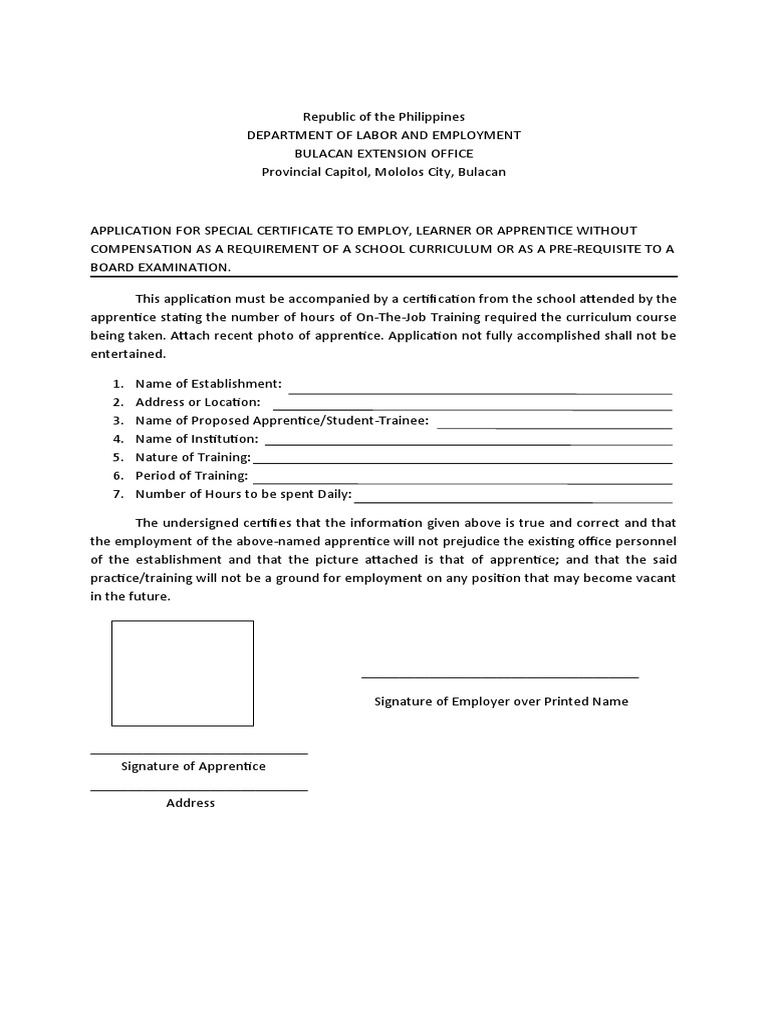 Dole Immersion Form | PDF | Apprenticeship | Pedagogy