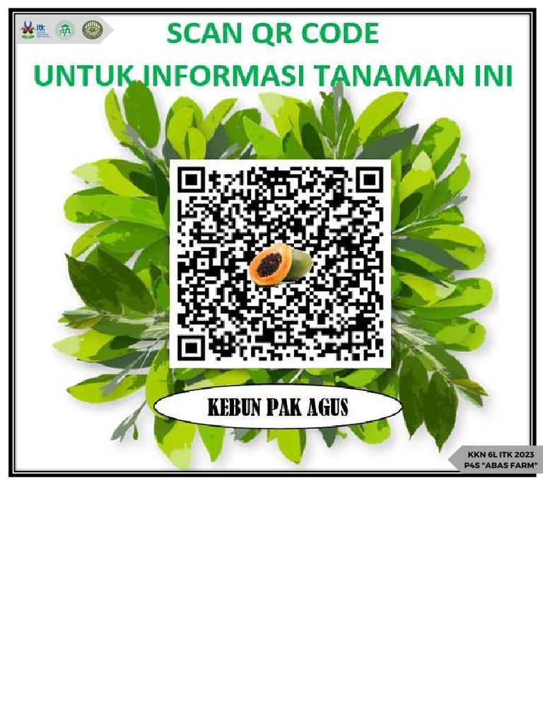 Barcode Tanaman - Signed | PDF