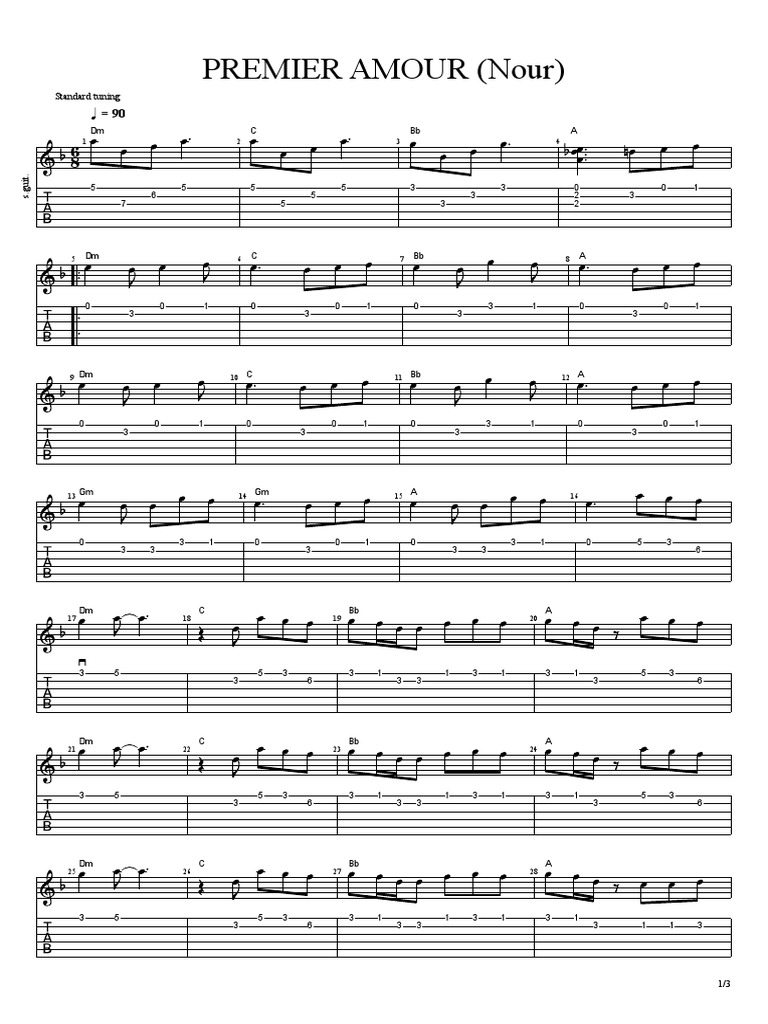 Premier Amour Nour | PDF