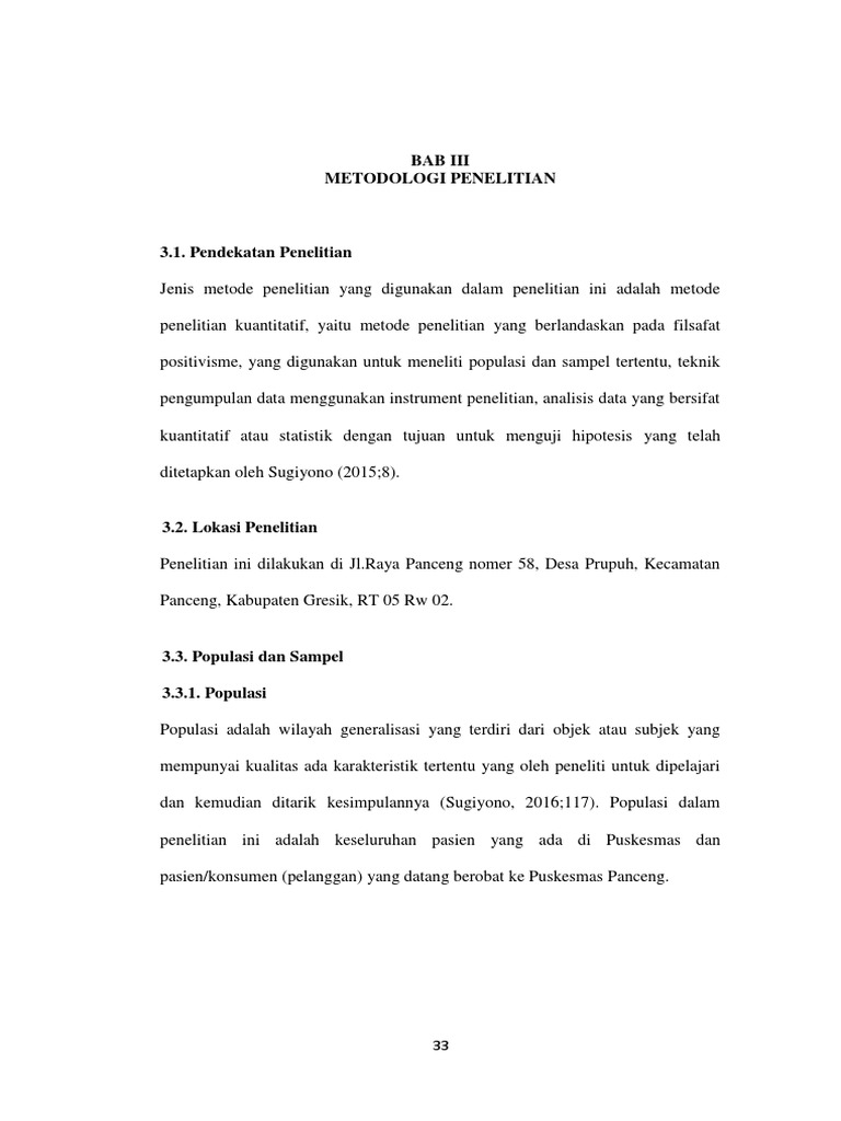 BAB III | PDF
