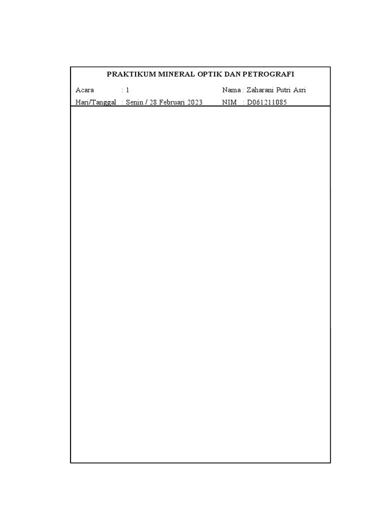 LKP ACARA 1 mop | PDF