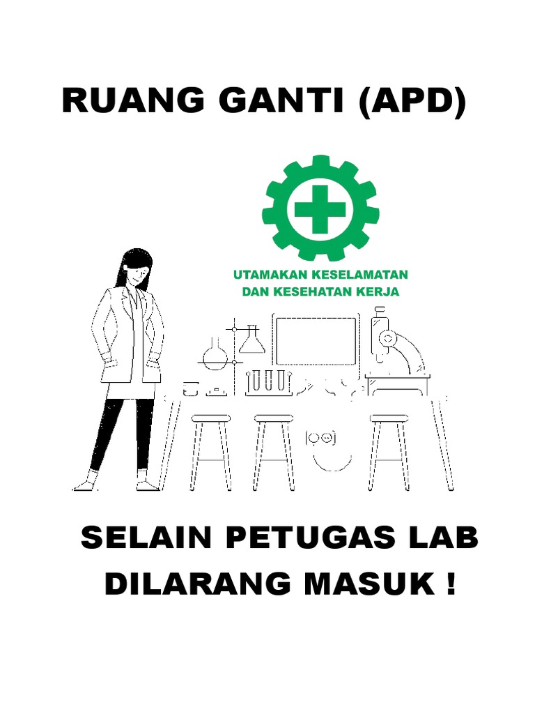 Stiker Ruangan Lab | PDF