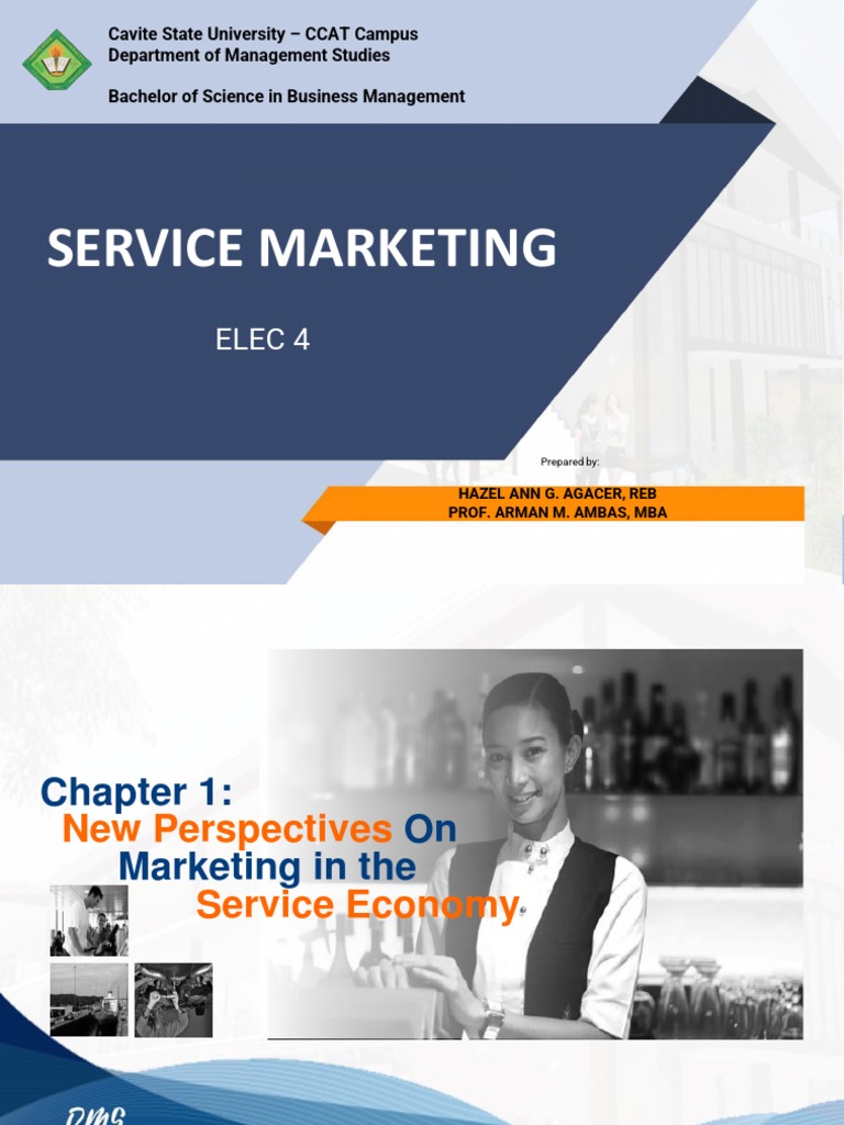 Chapter 1 Elec 4 | PDF | Marketing | Goods
