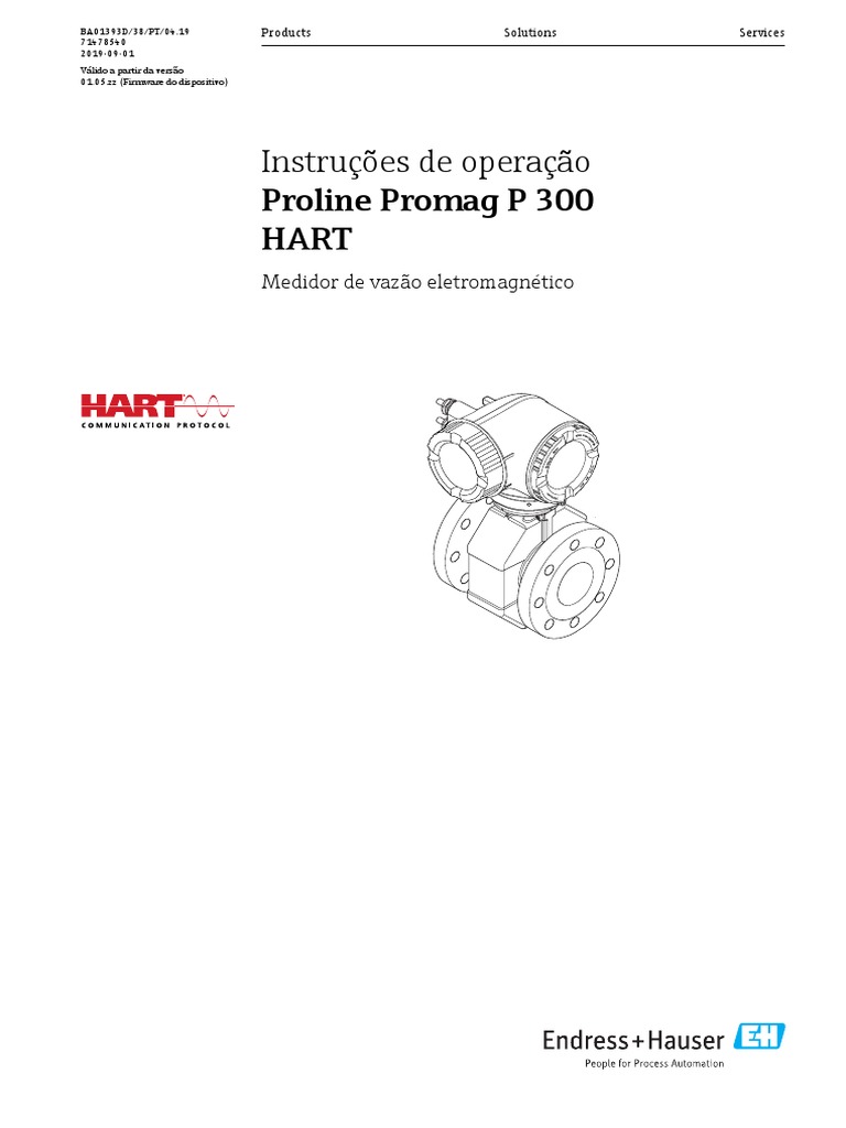 Endress Hauser Promag P300 | PDF | Corrosão | Rede de computadores