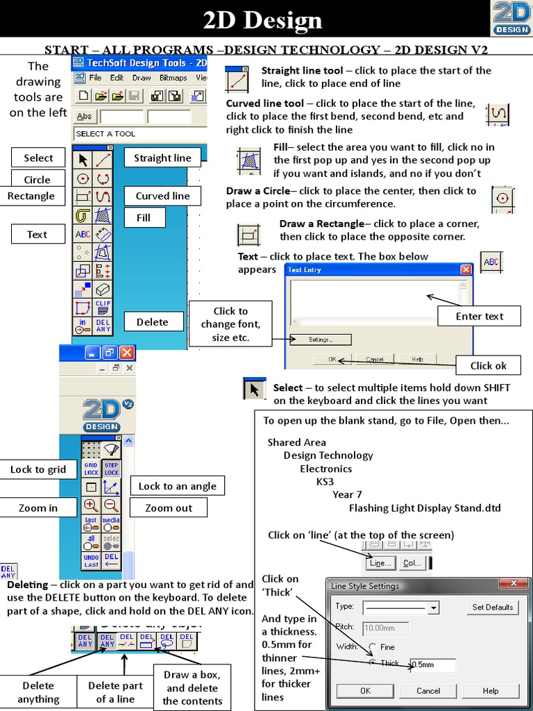 Introduction to 2D Design Tools and Vectorizing Bitmaps | PDF | Icon ...