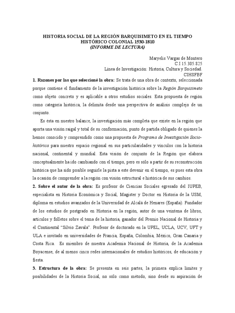 Informe de Lectura Reinaldo Rojas | PDF | Análisis | Sociedad