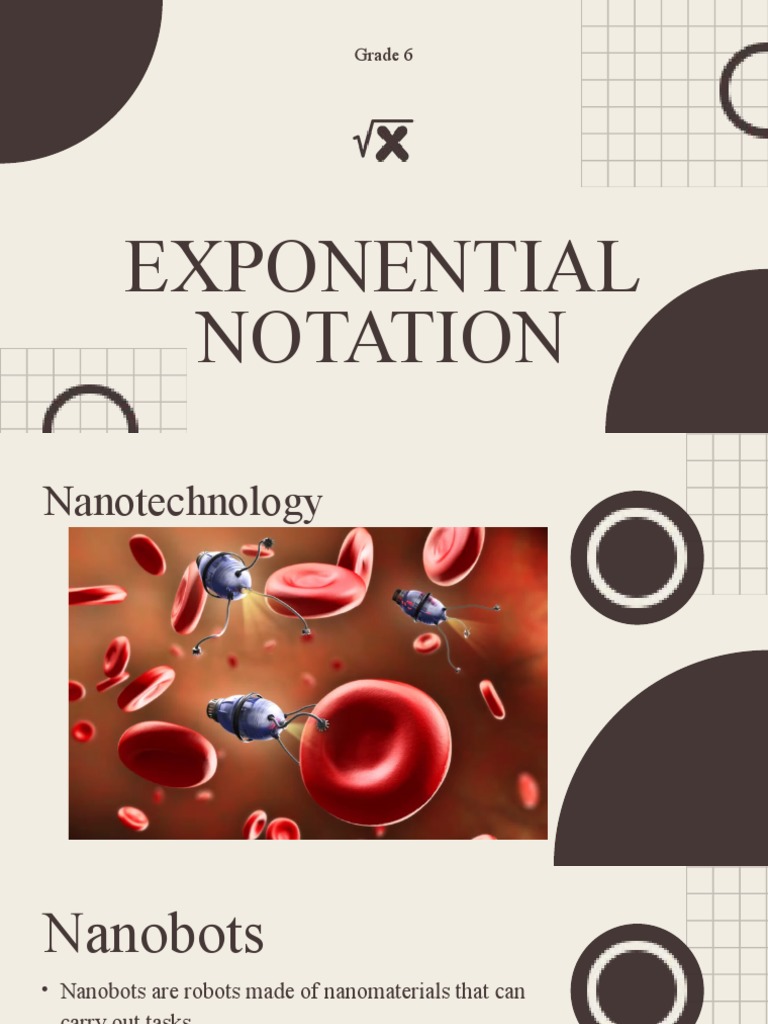 Math 6 - Exponential Notation | PDF | Nanotechnology | Exponentiation
