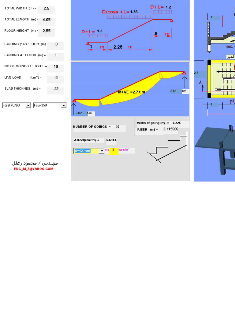Design of Stairs | PDF