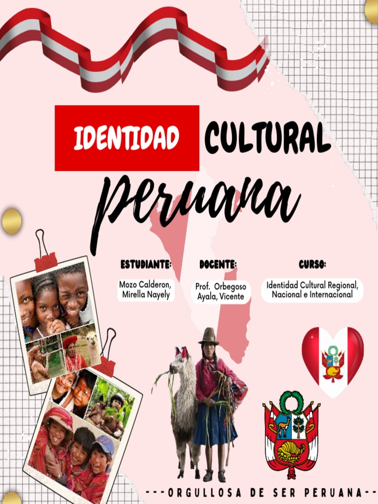 Infografía Identidad Cultural | PDF | Perú | Imperio Inca