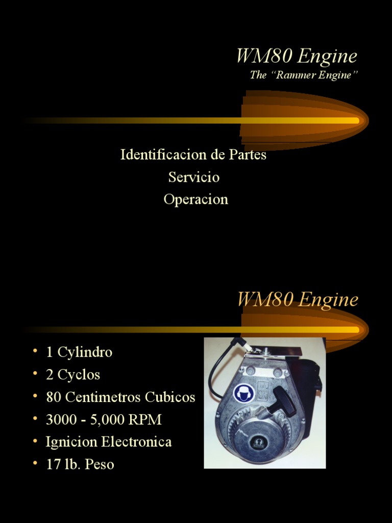WM 80 | PDF | Carburador | Pistón