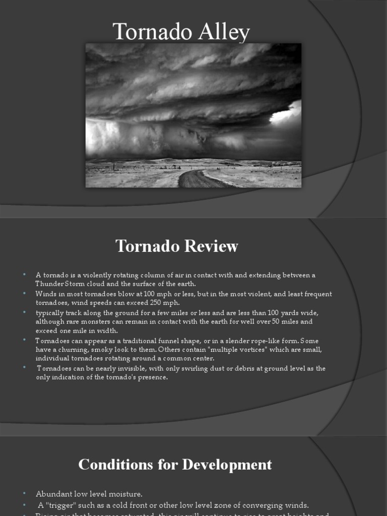 Understanding Tornado Alley Dynamics | PDF | Tornadoes | Thunderstorm