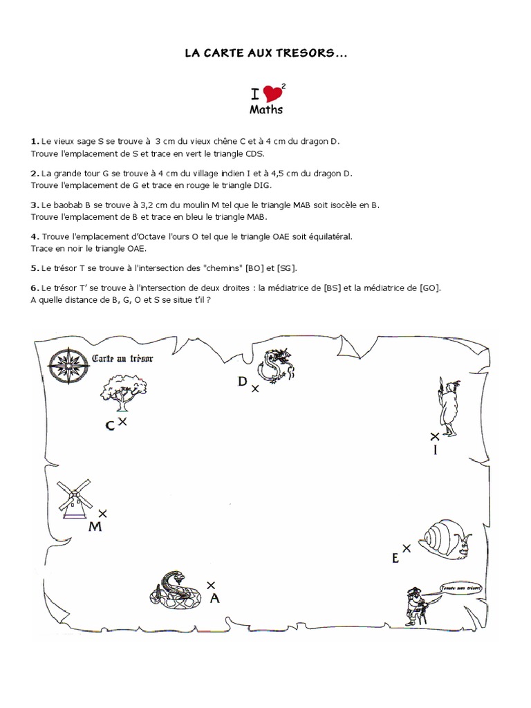 Carte Tresor | PDF
