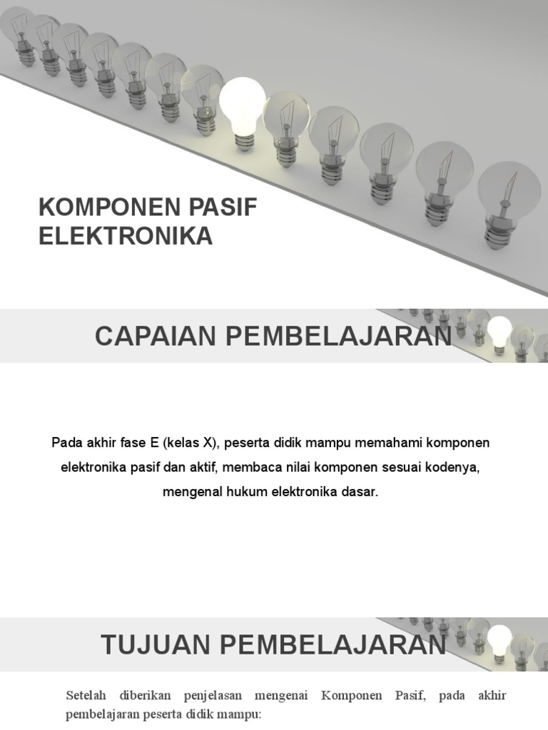 Penilaian - Komponen Pasif | PDF