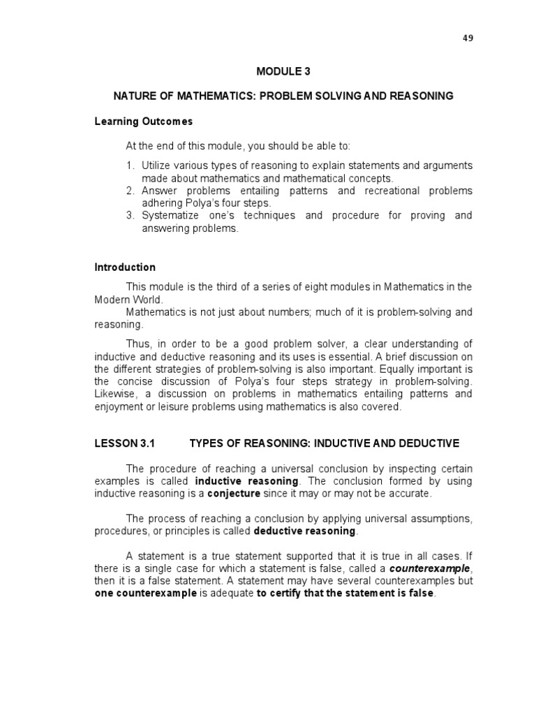 Module 3 Edited | PDF | Tsunami | Mathematics