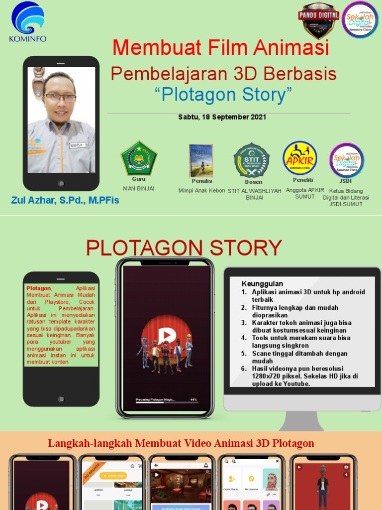 Panduan Membuat Animasi 3D dengan Plotagon | PDF | Game & Aktivitas | Komputer