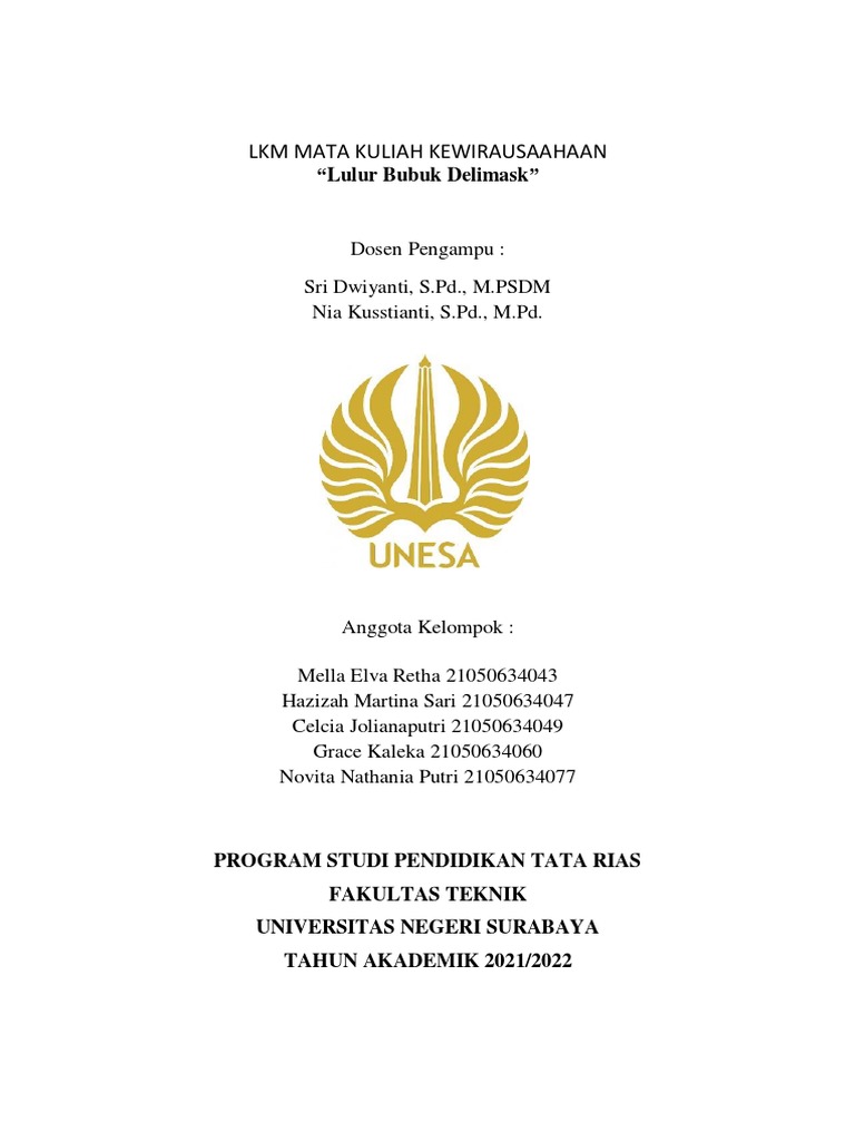 LKM - Delima Scrub Uas by Project Kelompok 3 PDF | PDF