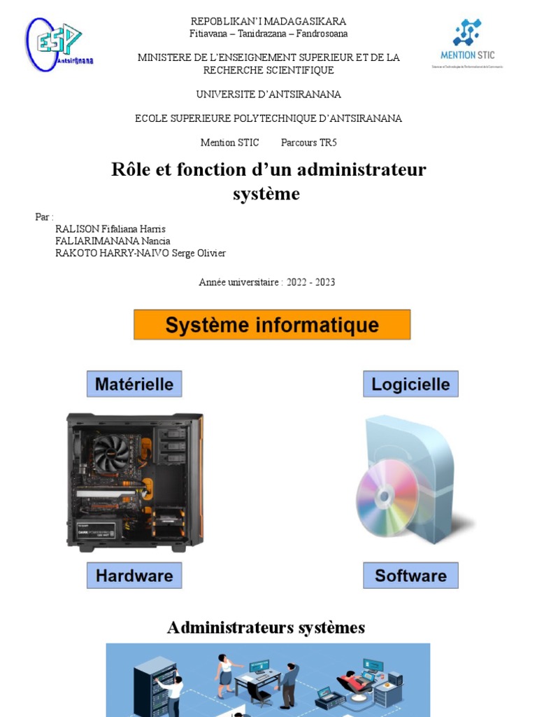 Admin Syst | PDF