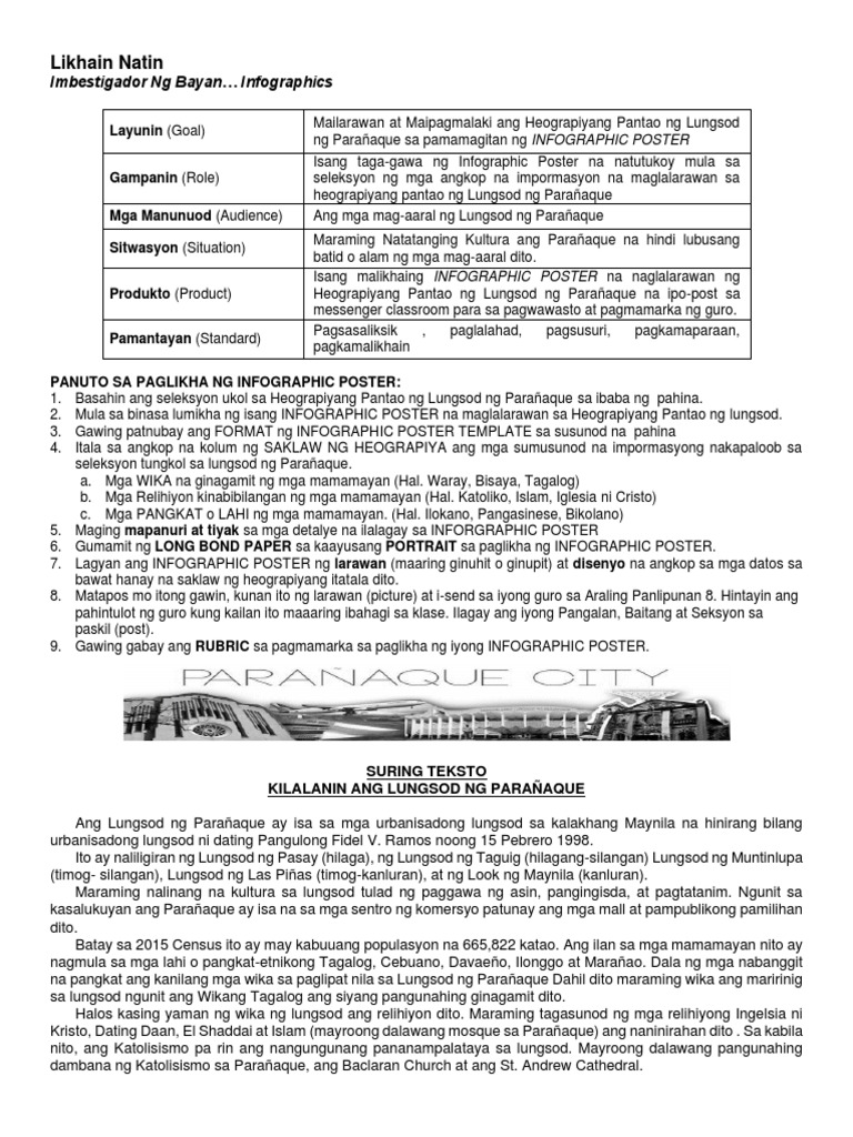 Likhain Q1 Module 3 | PDF