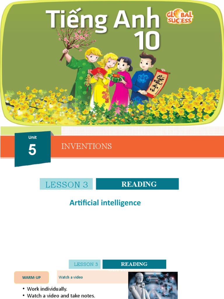 Anh 10 global - bài giảng điện tử U5 - Lesson 3 - Reading | PDF ...