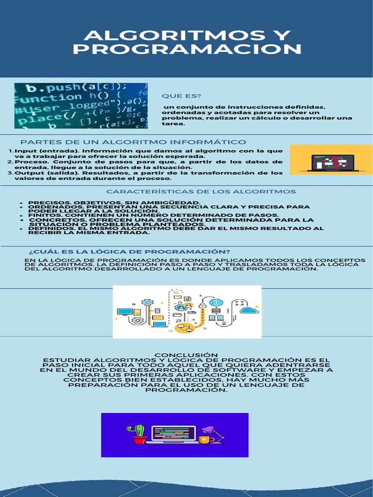 Infografia Algoritmos | PDF | Informática | Tecnología