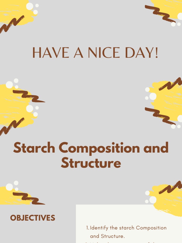 Starch Composition and Structure | PDF | Starch | Chemistry