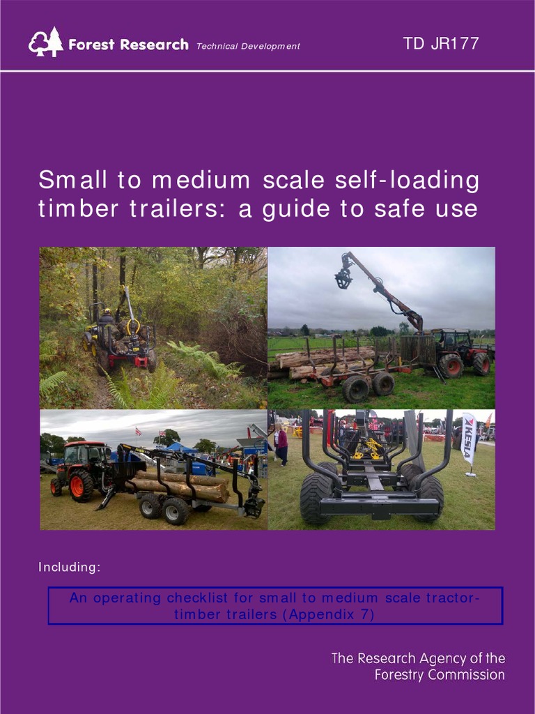 Safe Use of Timber Trailers Guide | PDF | Force | Trailer (Vehicle)