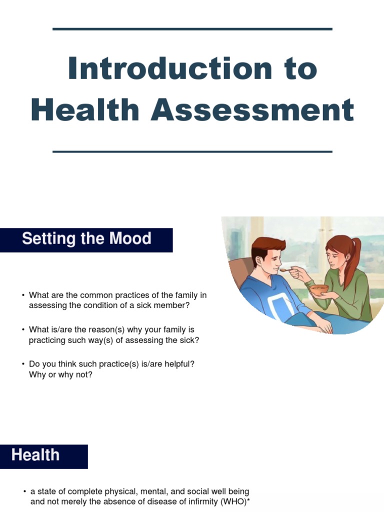 L1 Introduction To Health Assessment PDF | PDF | Nursing | Physical ...
