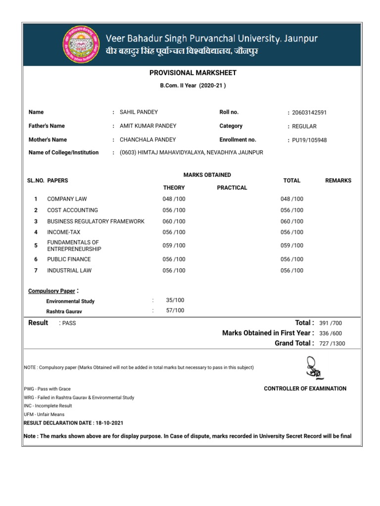Ug Result 2 | PDF | Economies | Business