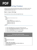 HTML Personal Info Page Guide | PDF