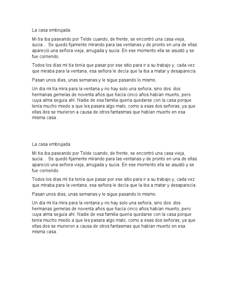 La Casa Embrujada | PDF