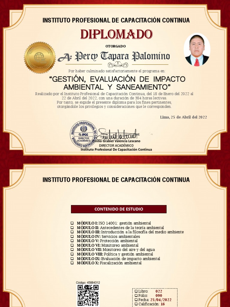 Modelo de Diplomado | PDF