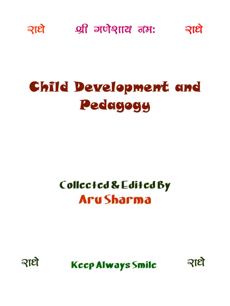 Child Development | PDF | Learning | Teachers
