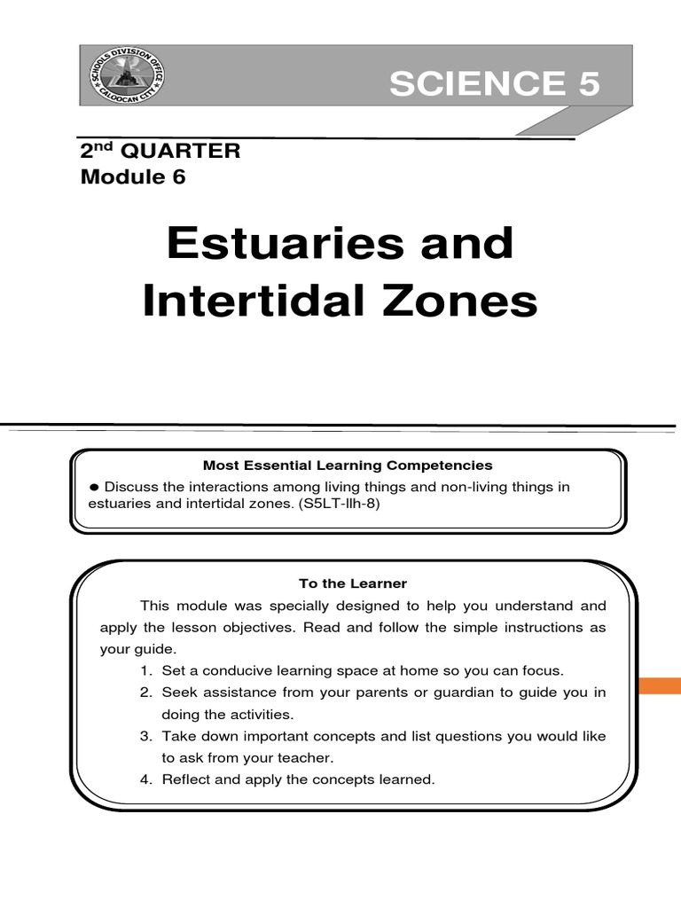 Science 5 Q2 Week 6 | PDF | Estuary | Ecosystem