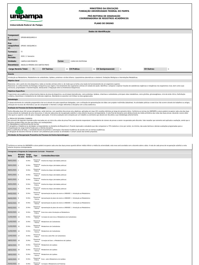 Bioquimica Ii | PDF | Bioquímica | Química