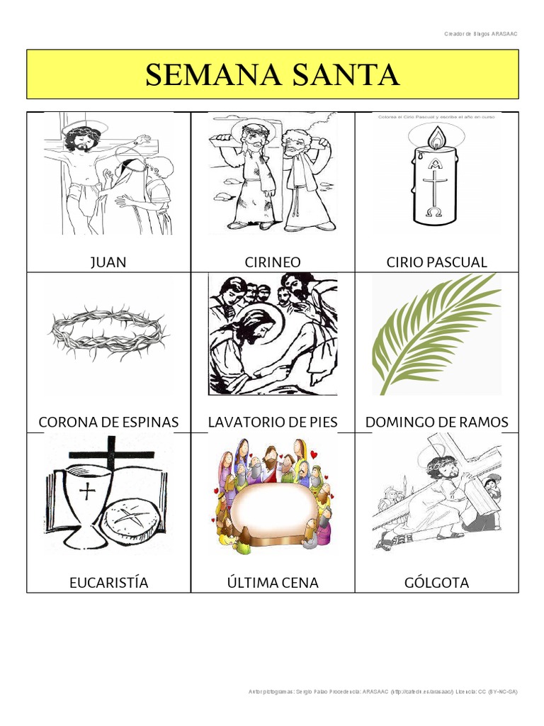 Eventos y personajes de la Semana Santa | PDF | Última cena | Rituales