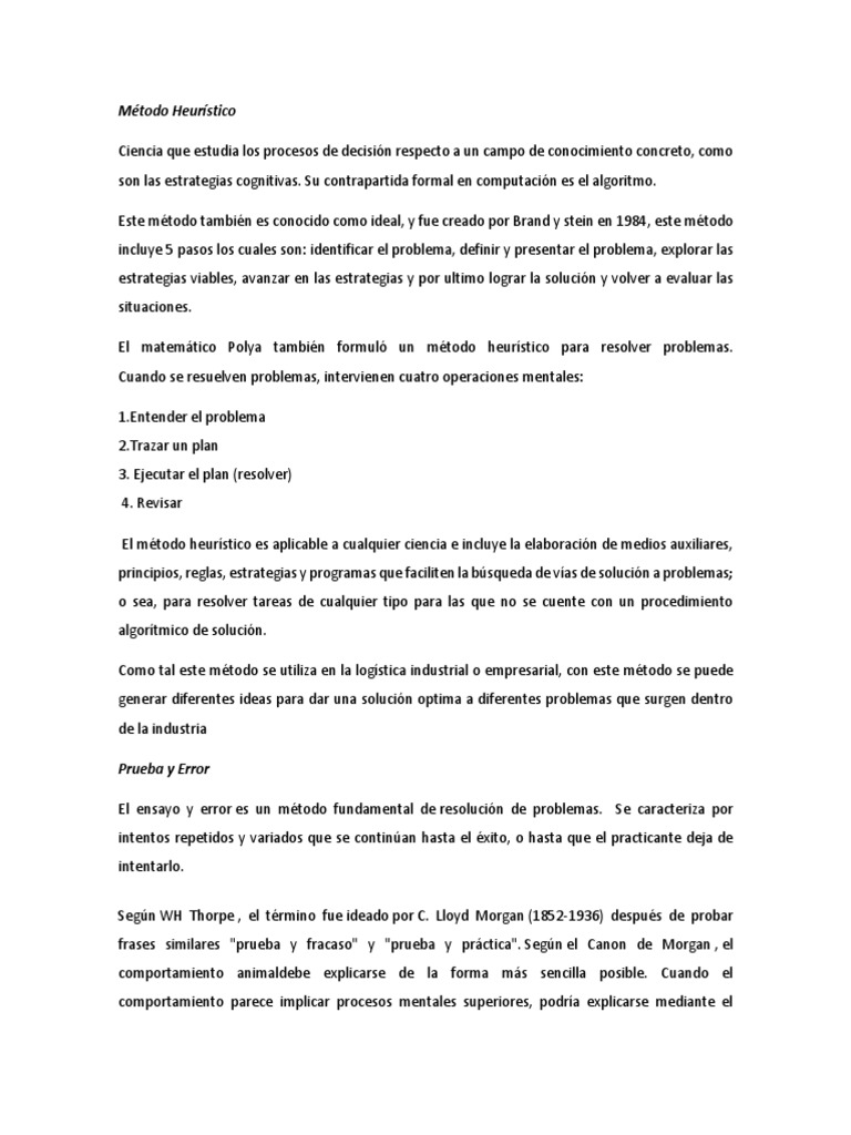 Método Heurístico Descargar Gratis Pdf Heurístico Método Científico 7127