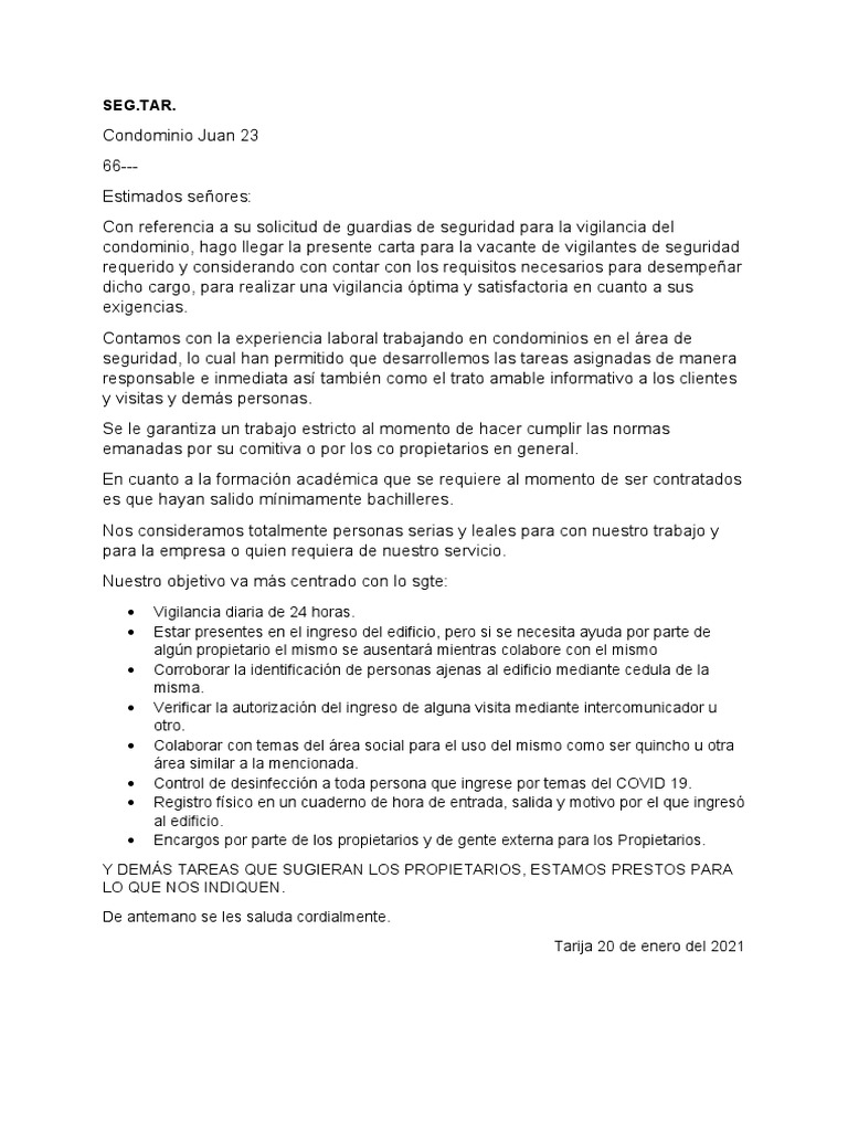 Presentacion de Propuesta para Servicios | PDF