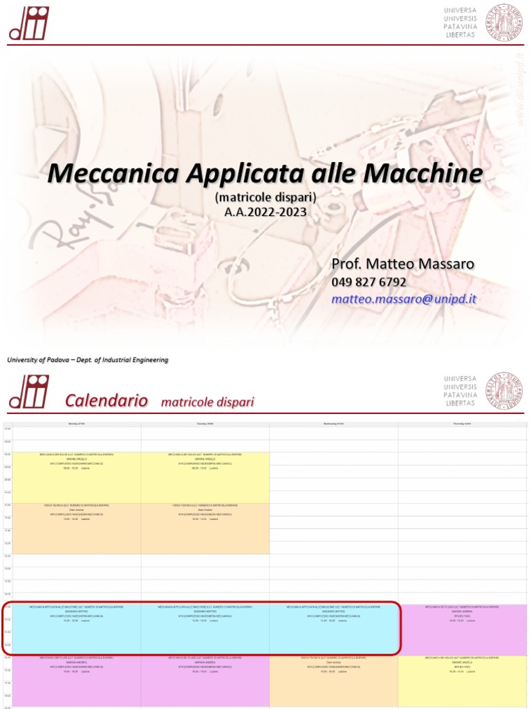 Introduzione MAM PDF | PDF | Mechanical Engineering | Physical Sciences