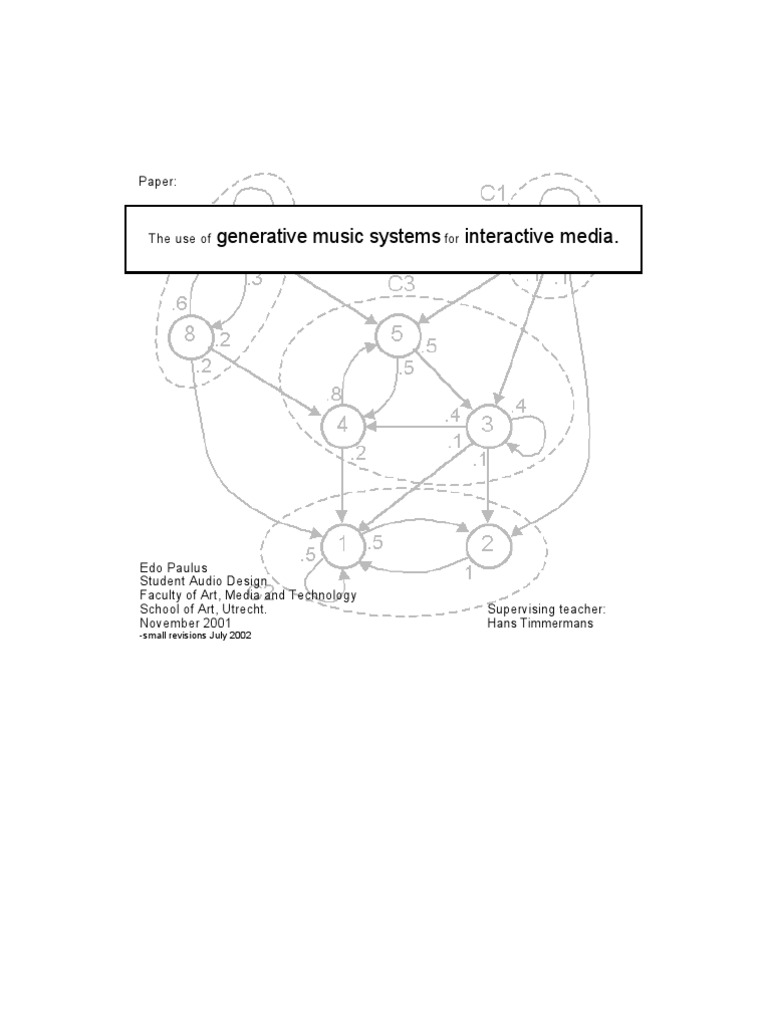 The Use of Generative Music Systems For Interactive Media | Download ...