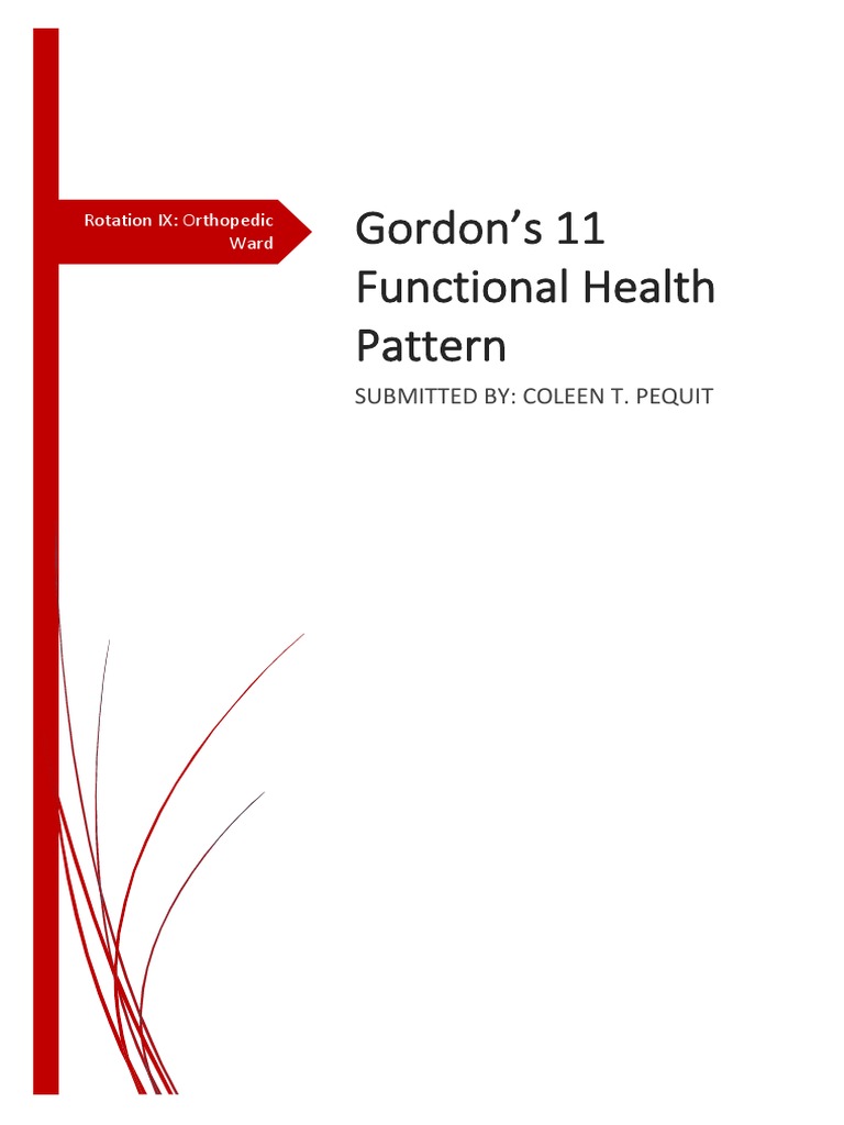 Gordon's | PDF | Nursing