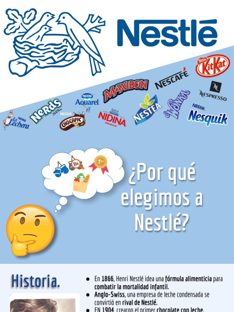 Presentation Nestlé | Descargar gratis PDF | Hacerse un nido | Economias