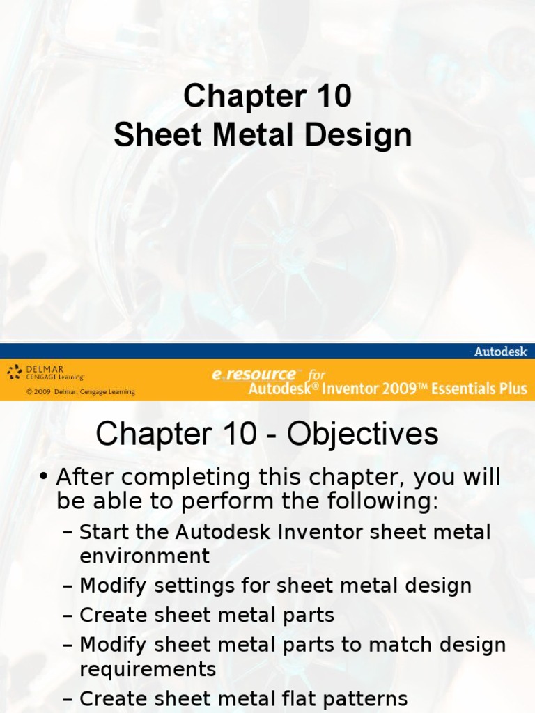 Chapter 10 Sheet Metal Design | PDF | Sheet Metal | Metals